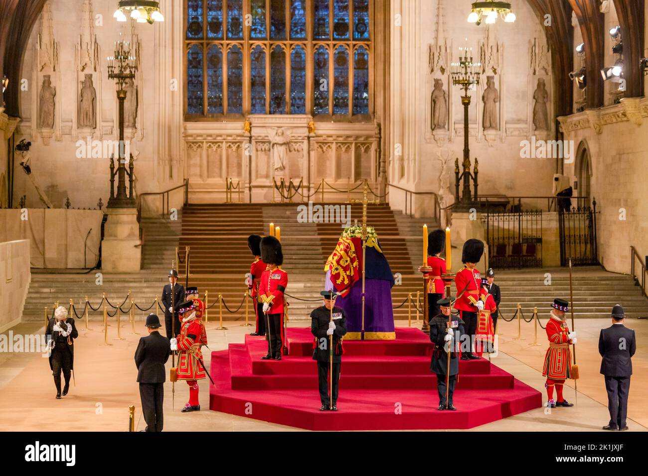 London, UK. 19th Sep, 2022. Black Rod Sarah Clarke was one of the final ...