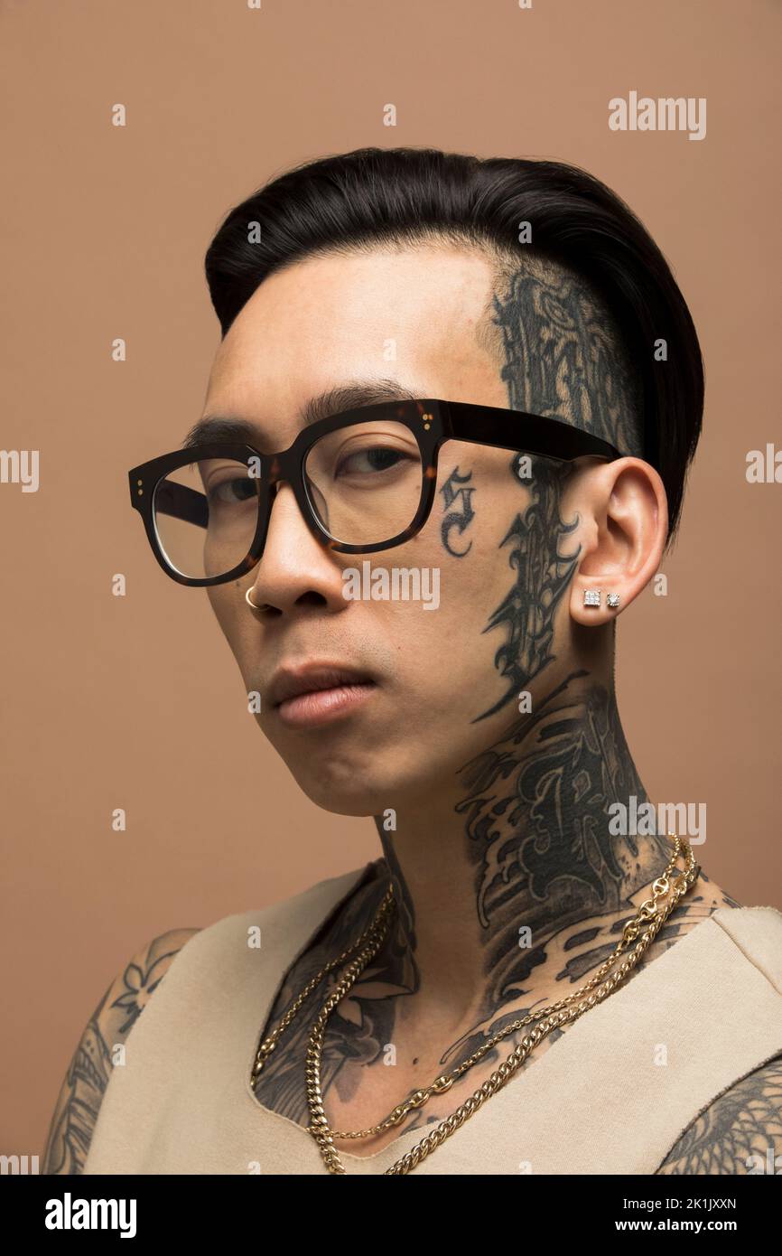 Dermal Piercing Face Guy