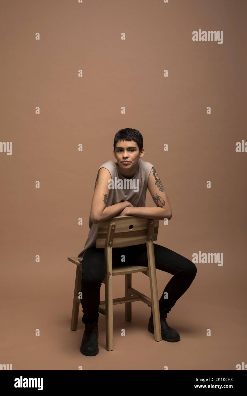 Straddle chair hi-res stock photography and images - Alamy