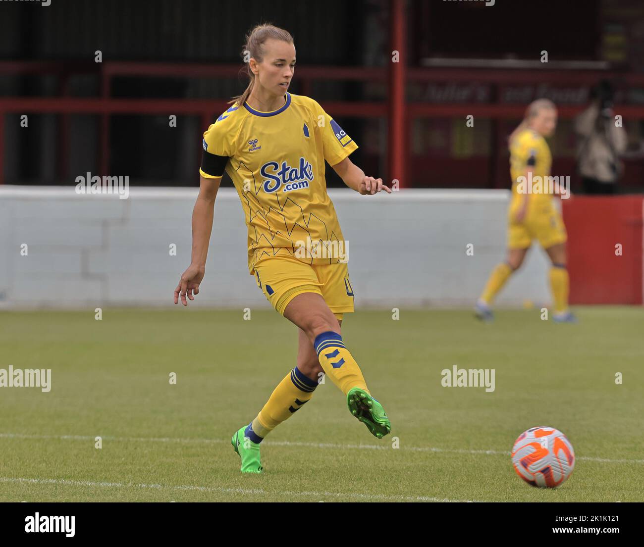 DAGENHAM ENGLAND - SEPTEMBER 18 :Rikke Sevecke of Everton during ...