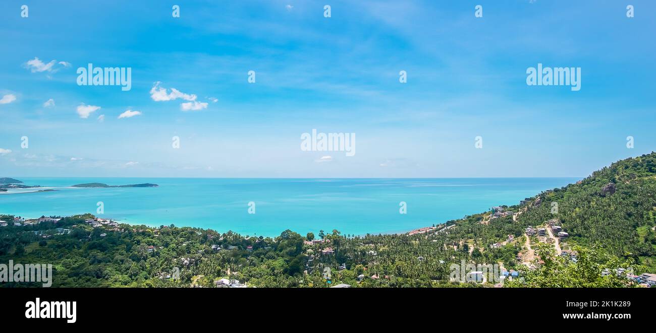 Scenery koh Samui view point in Southern, Thailand., landmark and ...