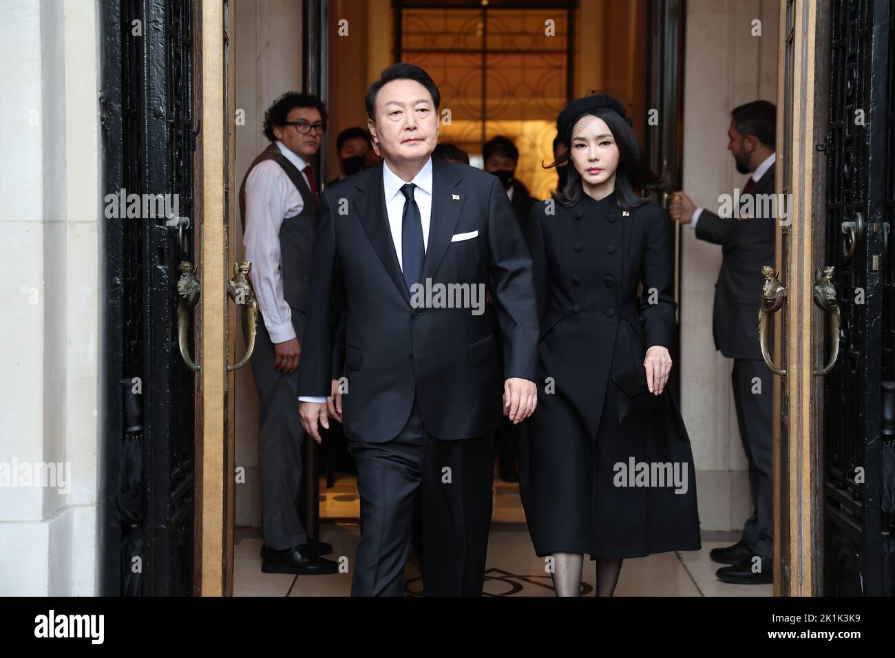 19th Sep, 2022. Yoon attends Queen Elizabeth II's funeral South Korean ...