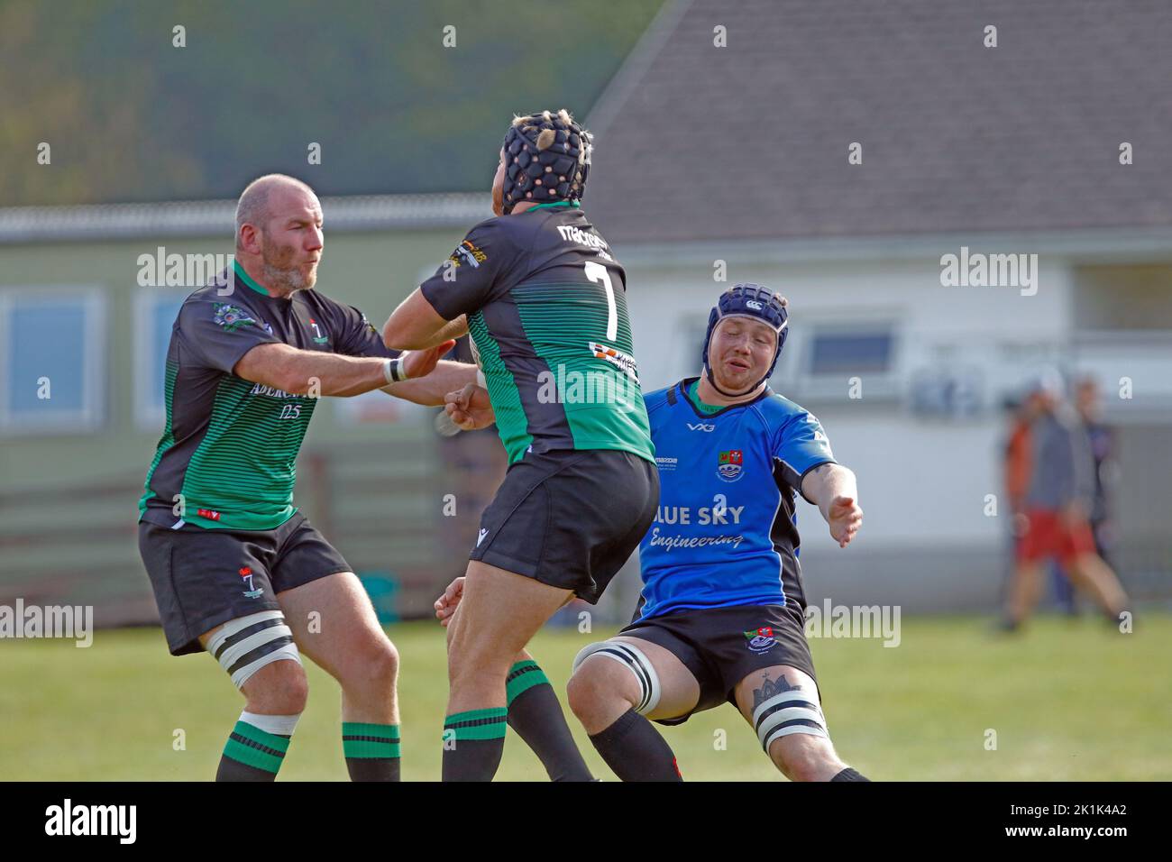 Nantgaredig RFC v 7 Sisters RFC WRU Cup 2022 Stock Photo - Alamy