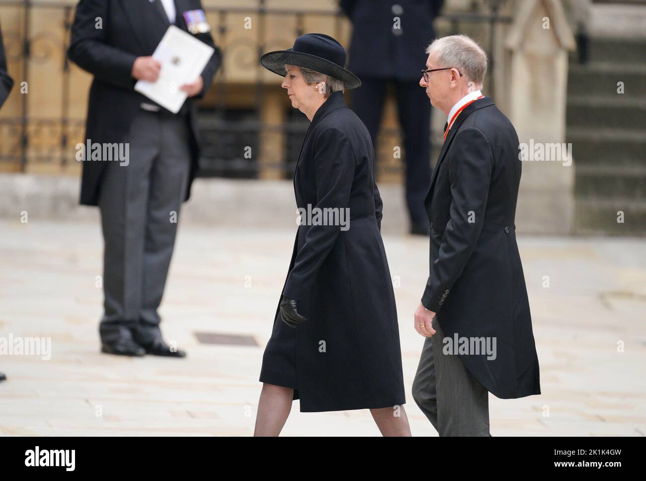Former Prime Minister Theresa May and her husband Philip May at the ...