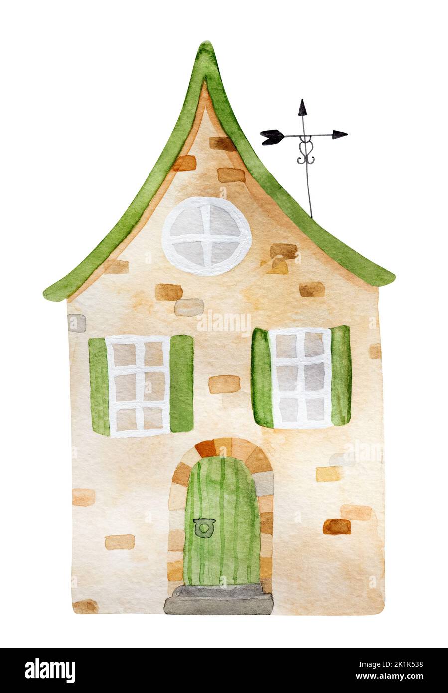 Spring house painting Stock Photo - Alamy