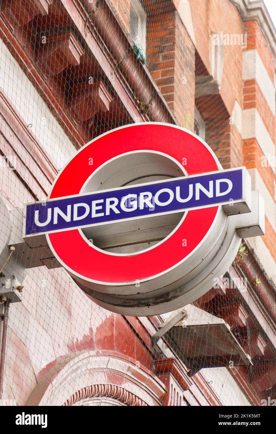 iconic camden town tube underground station london transport roundel ...