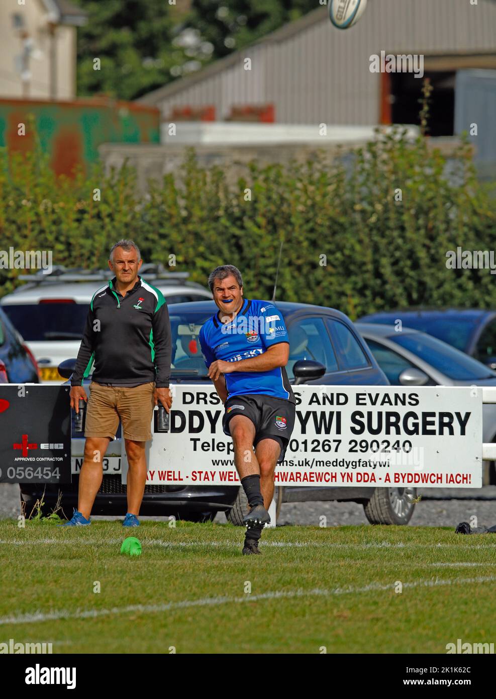 Nantgaredig RFC v 7 Sisters RFC WRU Cup 2022 Stock Photo - Alamy