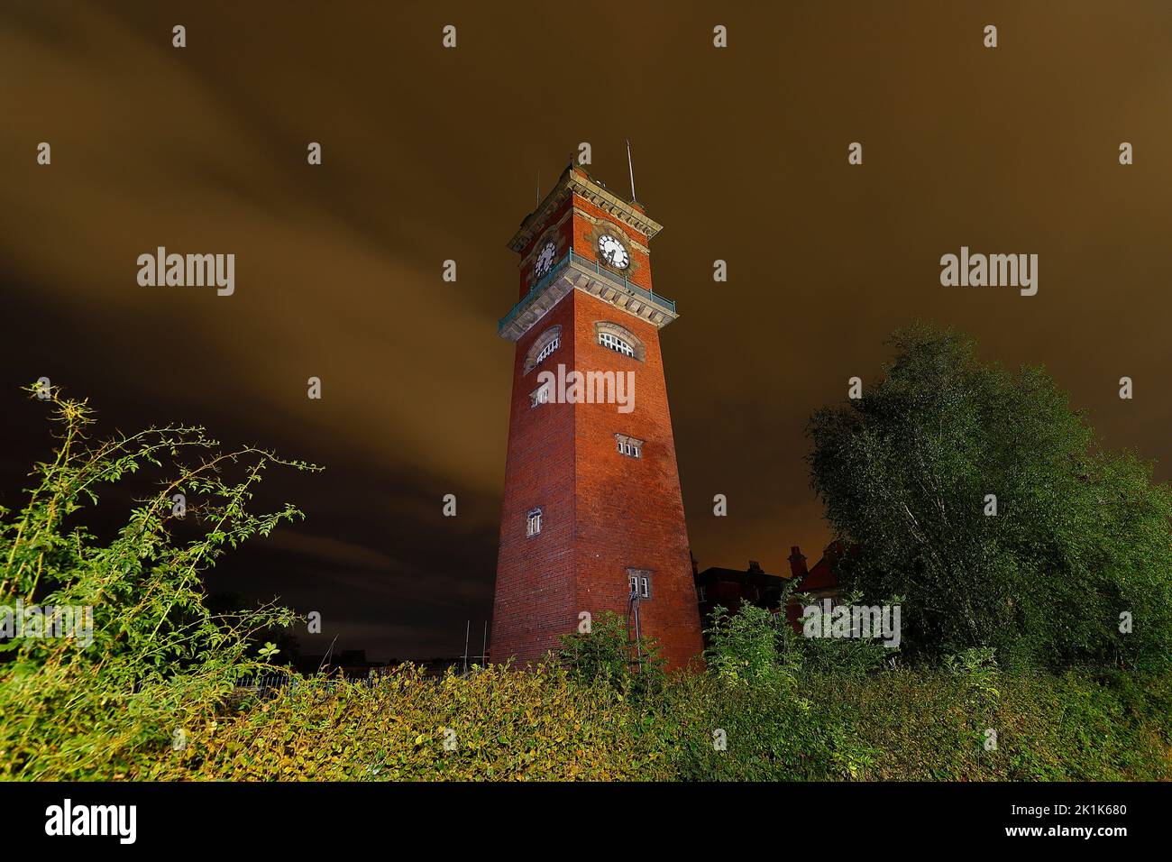 Seacroft Hospital Water & Clock Tower in Leeds,West Yorkshire,UK Stock ...