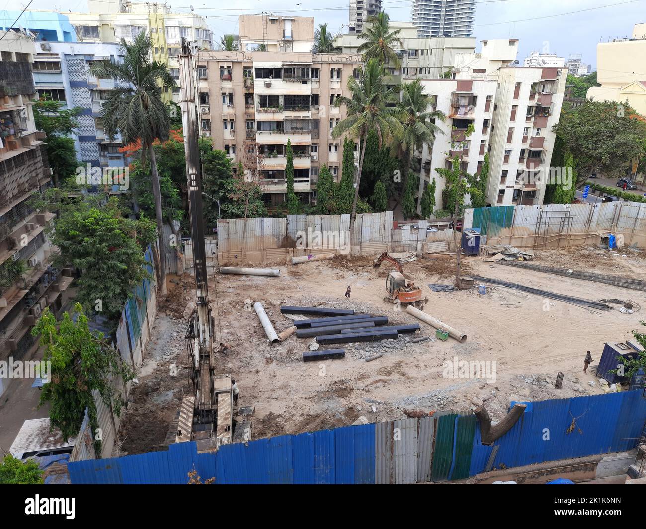 Construction sight in Bandra Mumbai state Maharashtra India 06 25 2022 ...
