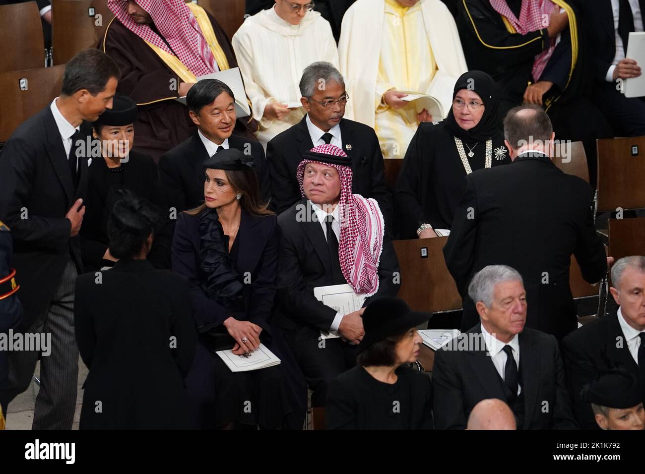 King Abdullah II and Queen Rania Al-Abdullah of Jordan attending the ... King Abdullah II and Queen Rania Al-Abdullah of Jordan attending the ...