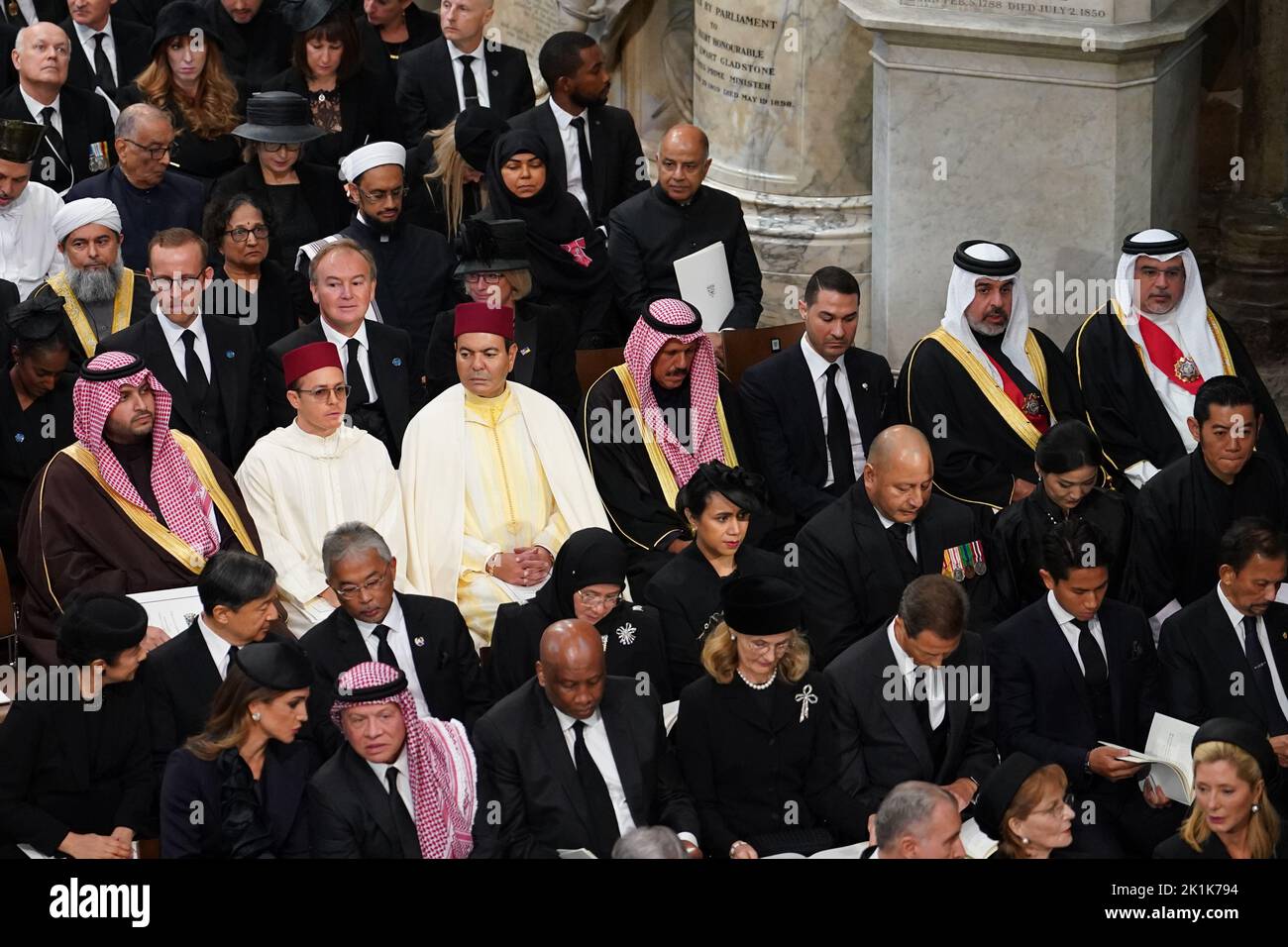 Foreign royals and dignitaries attending the State Funeral of Queen ...