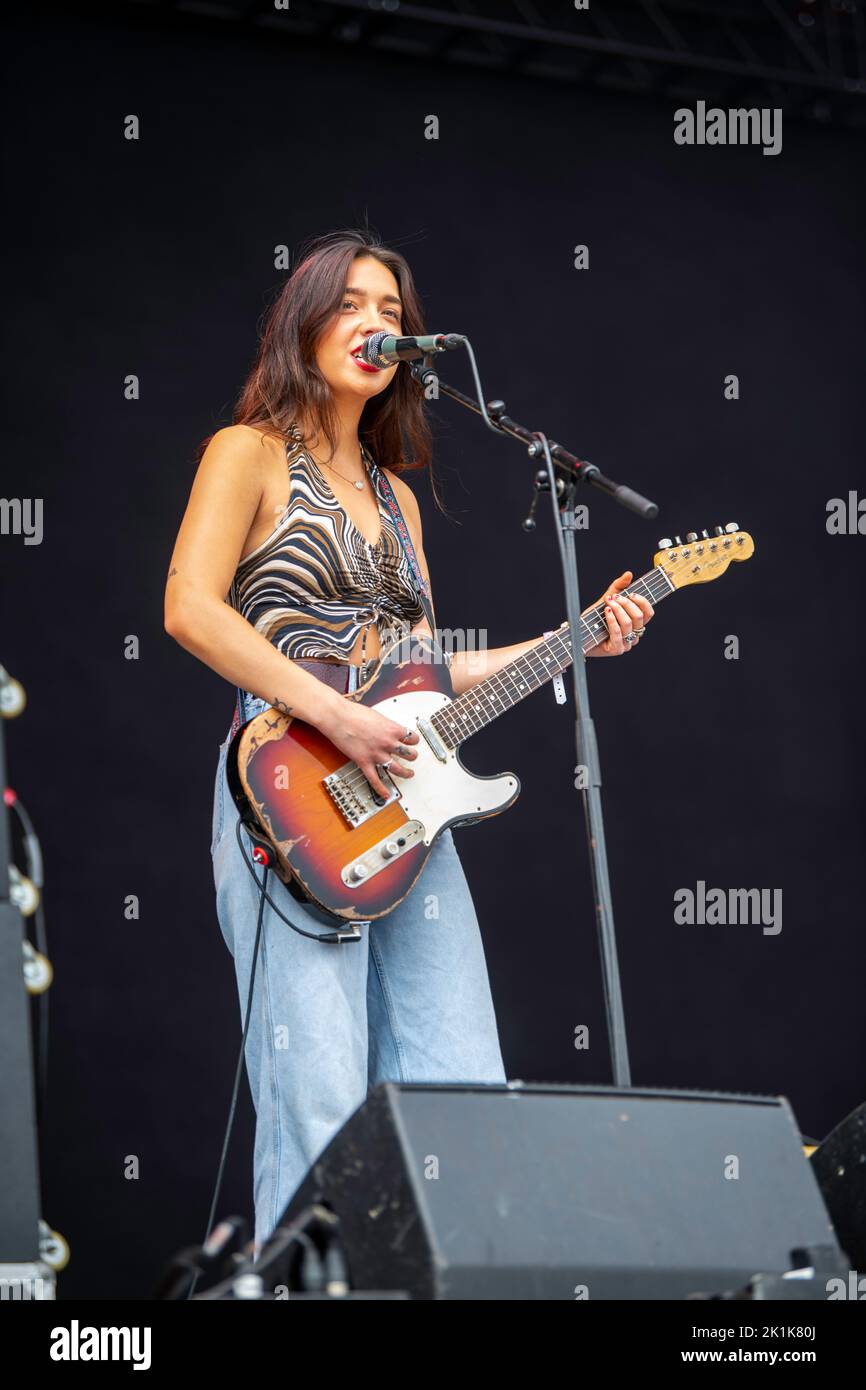 British Rock Band The Mysterines Performing At Tempelhof Sounds