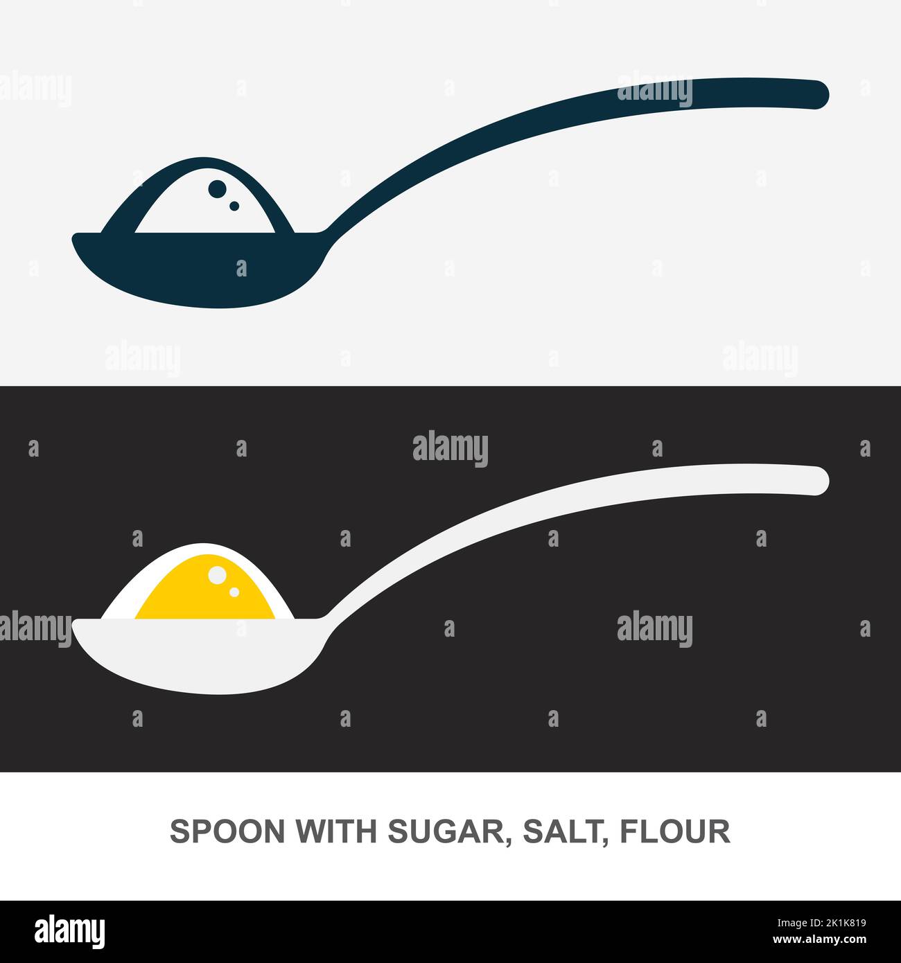 Spoon side view Stock Vector Images - Alamy