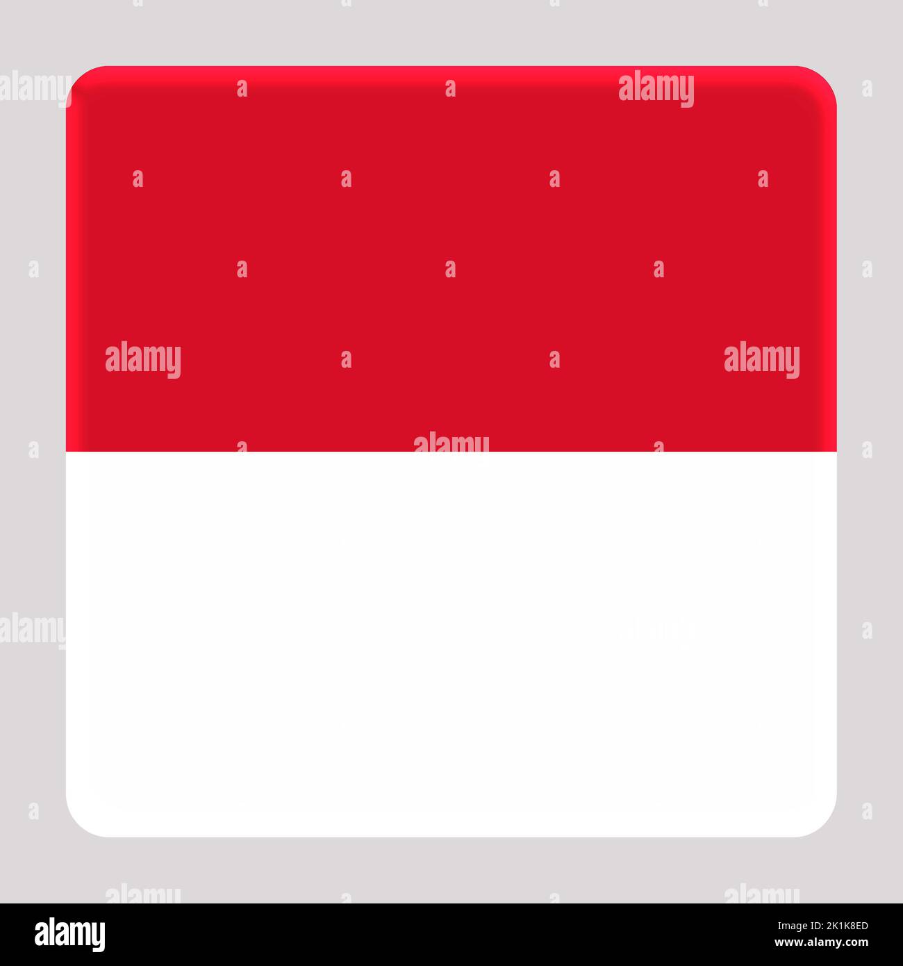 3D Flag of Monaco on a avatar square background Stock Photo - Alamy