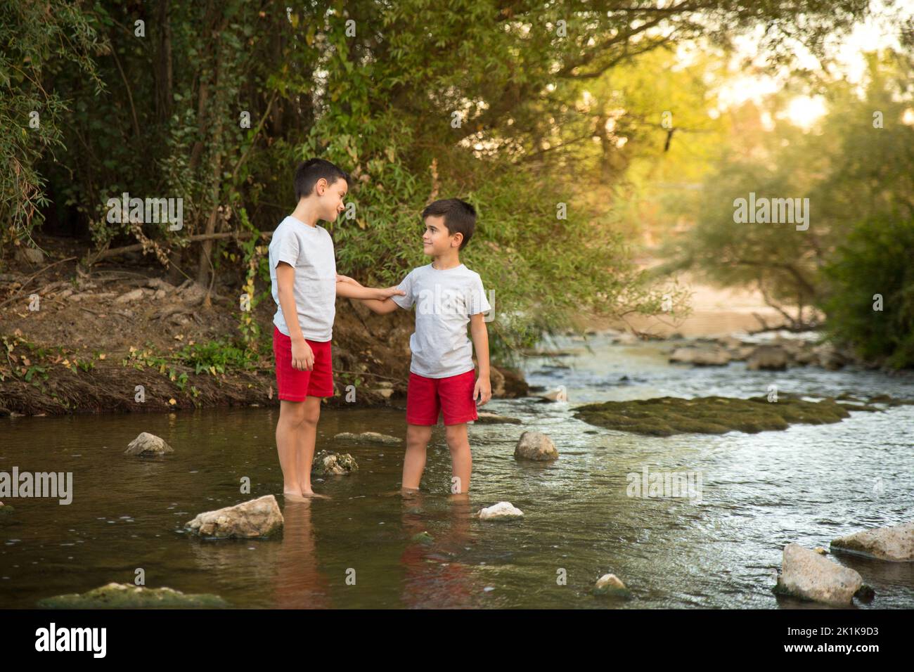 Two brothers embrace other hi-res stock photography and images - Alamy