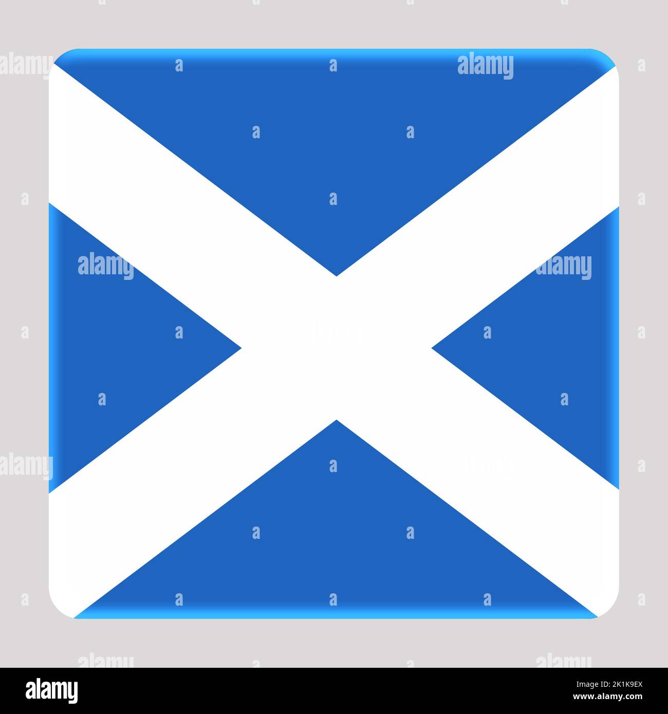 3D Flag of Scotland on a avatar square background Stock Photo - Alamy