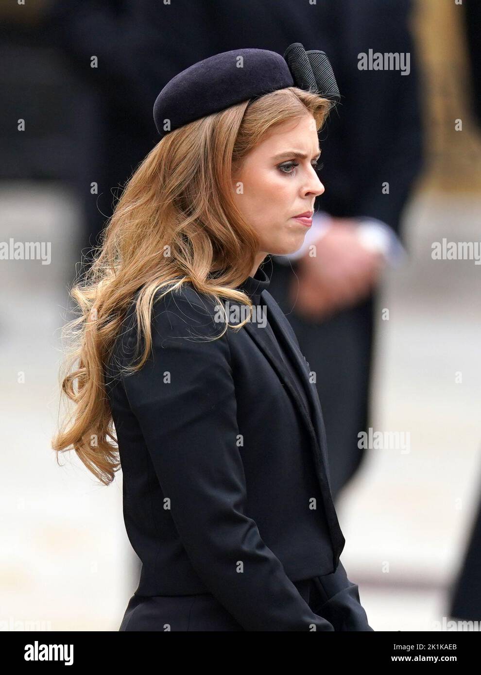Princess Beatrice during the State Funeral of Queen Elizabeth II, held ...