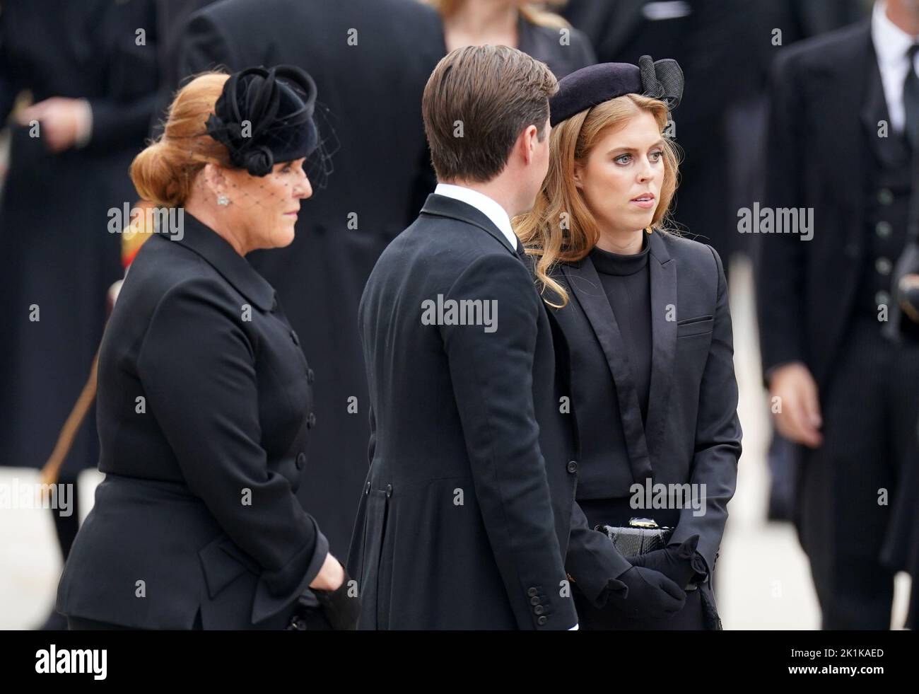 Princess Beatrice during the State Funeral of Queen Elizabeth II, held ...