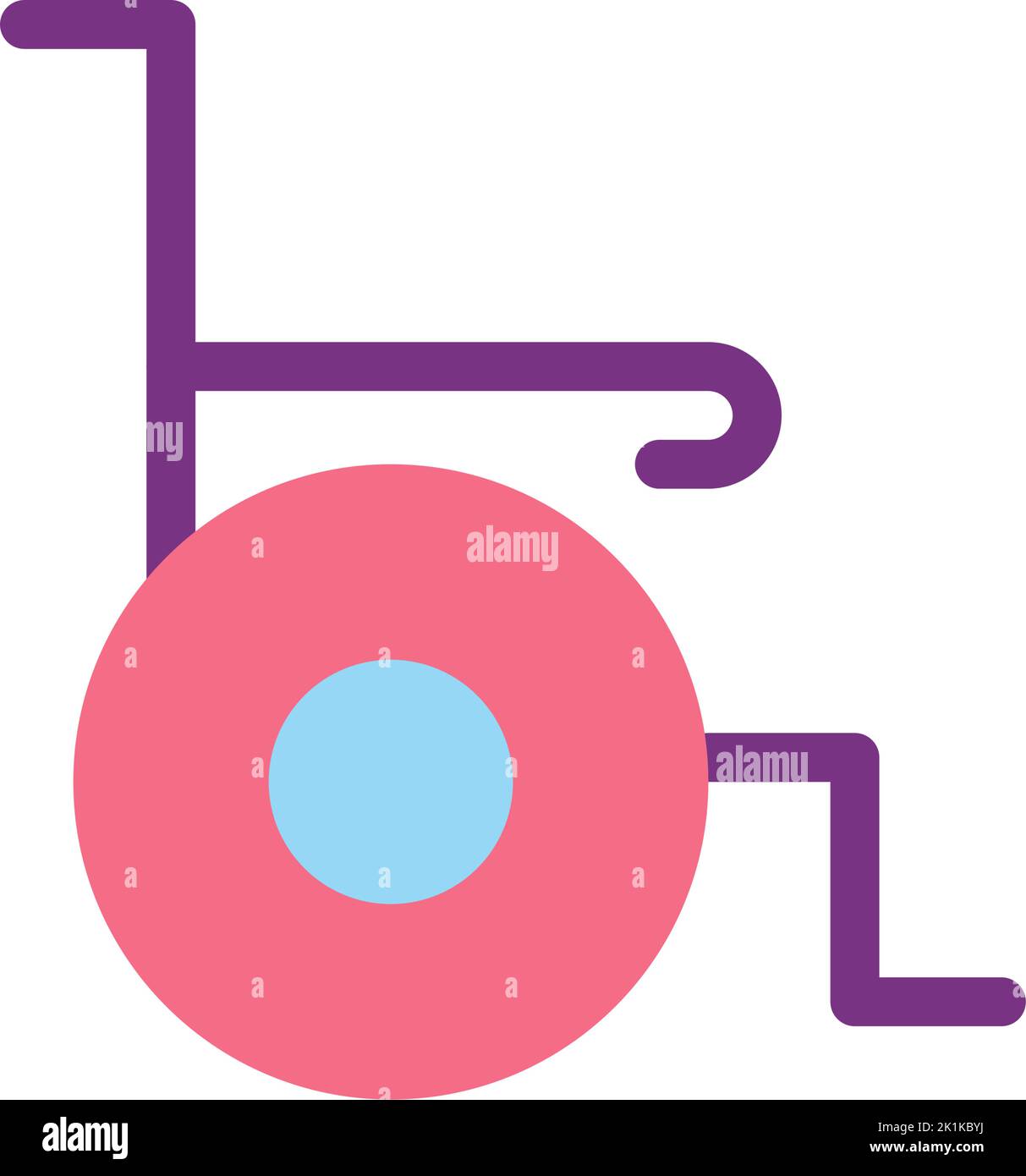 Wheelchair user icon Stock Vector Images - Alamy