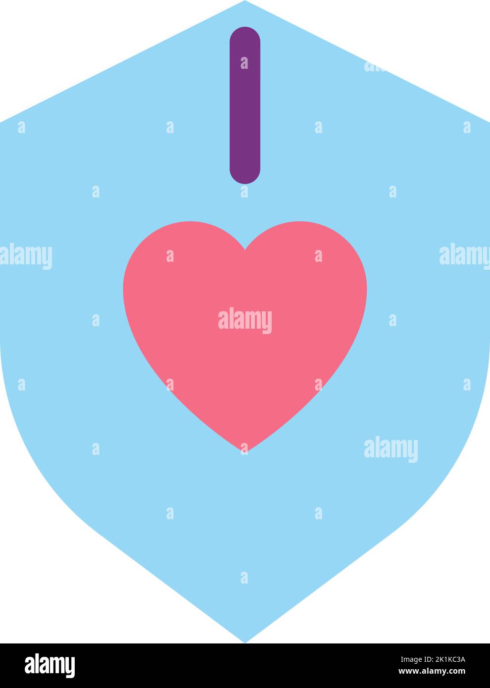 Immune system flat color Cut Out Stock Images & Pictures - Alamy