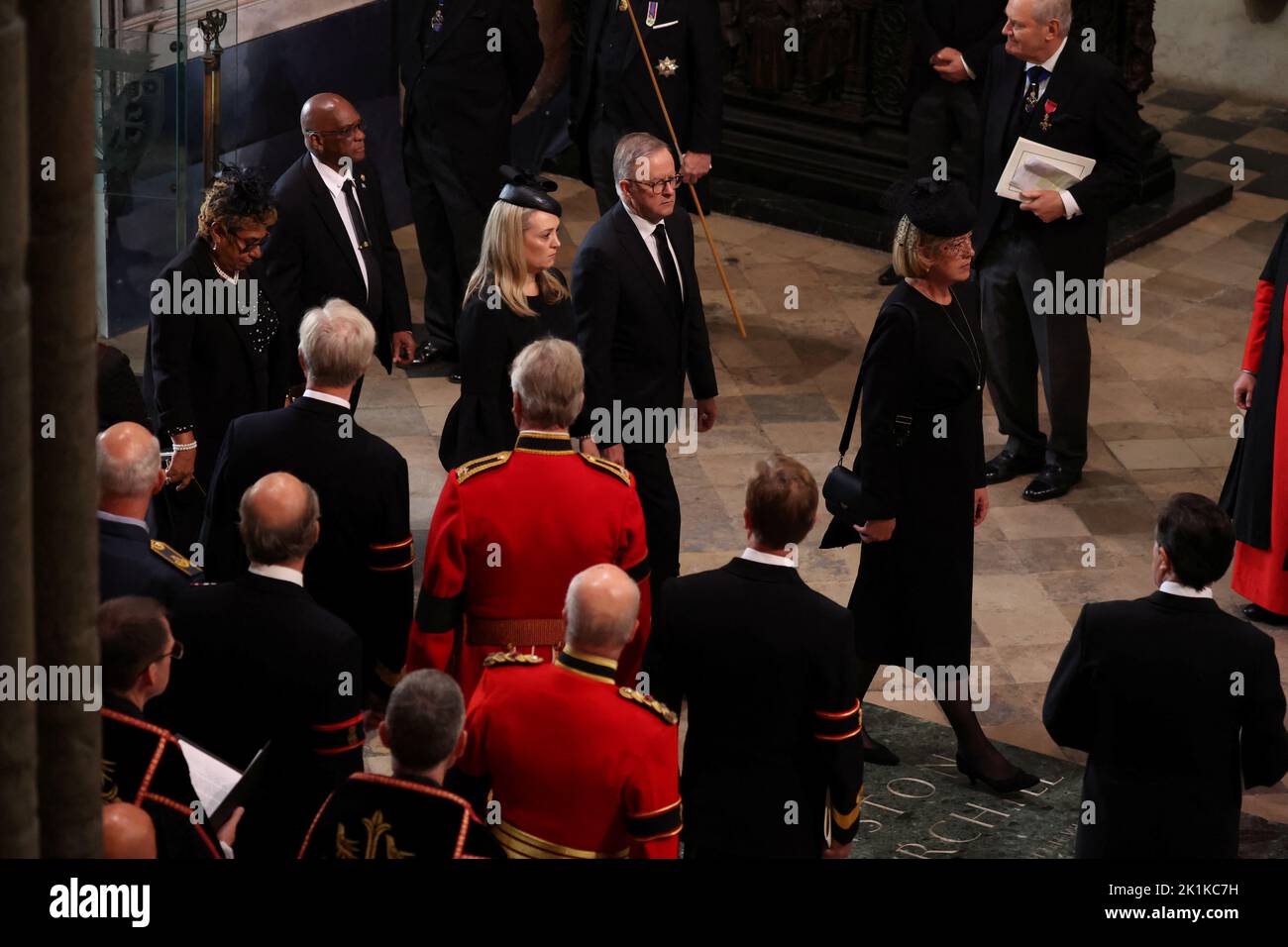 Australia's Prime Minister Anthony Albanese arrives at the State ...