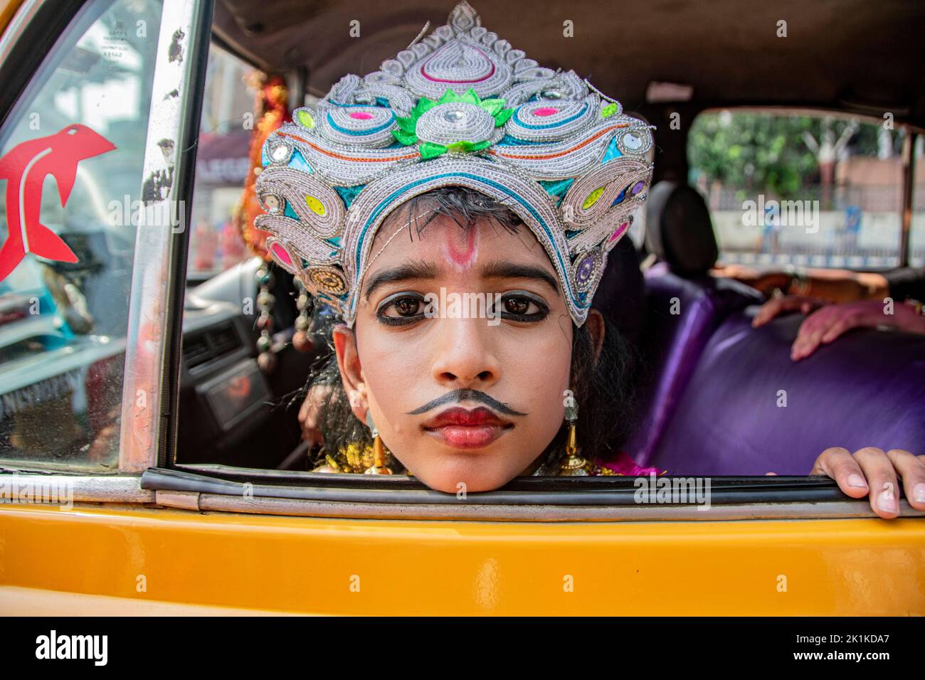 Kolkata, India. 18th Sep, 2022. A female lead group "Sristi" organised ...
