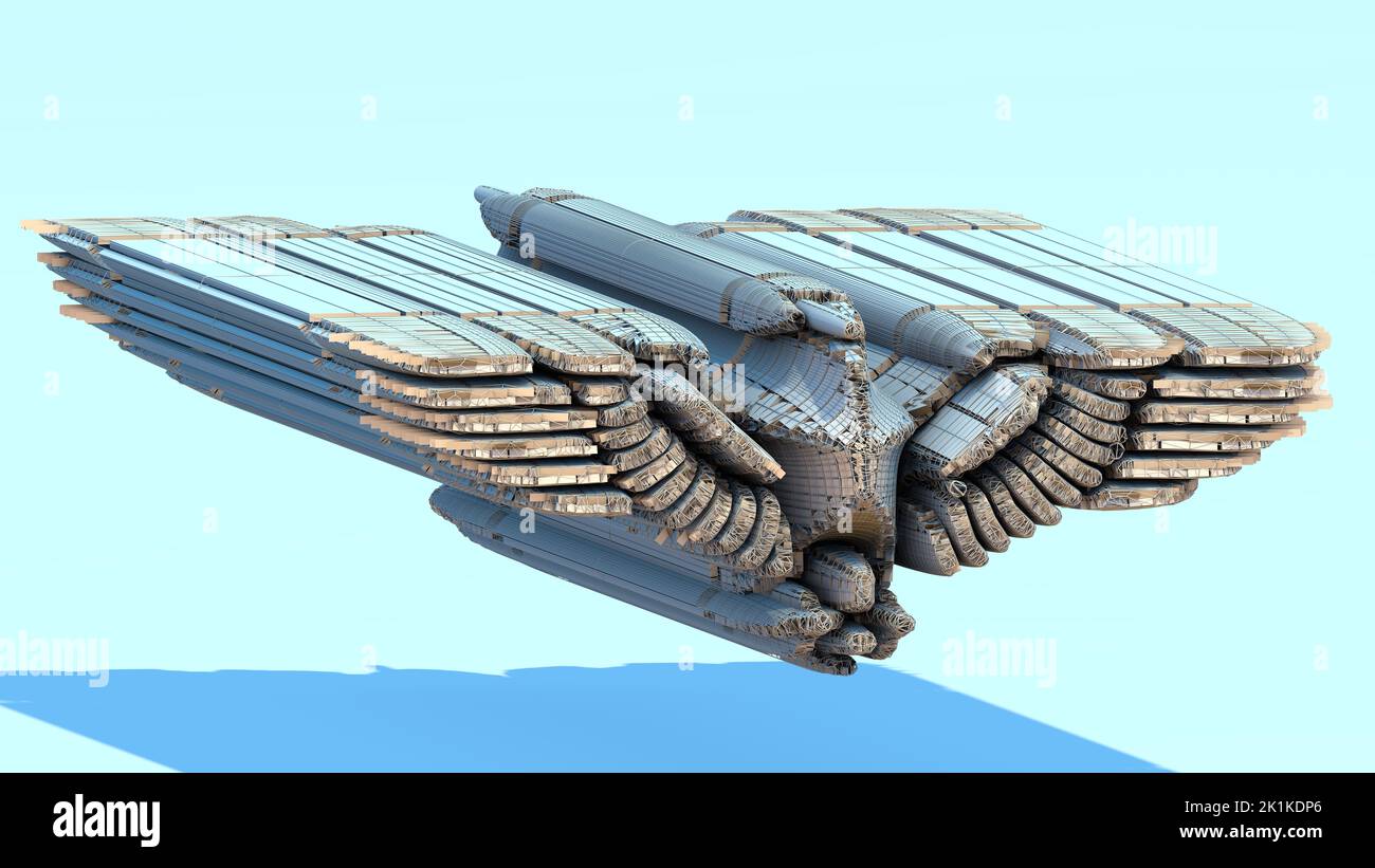 A 3D Illustration of an eagle architectural structure Stock Photo - Alamy