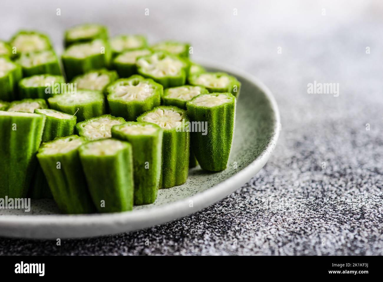 Okra slice hi-res stock photography and images - Alamy