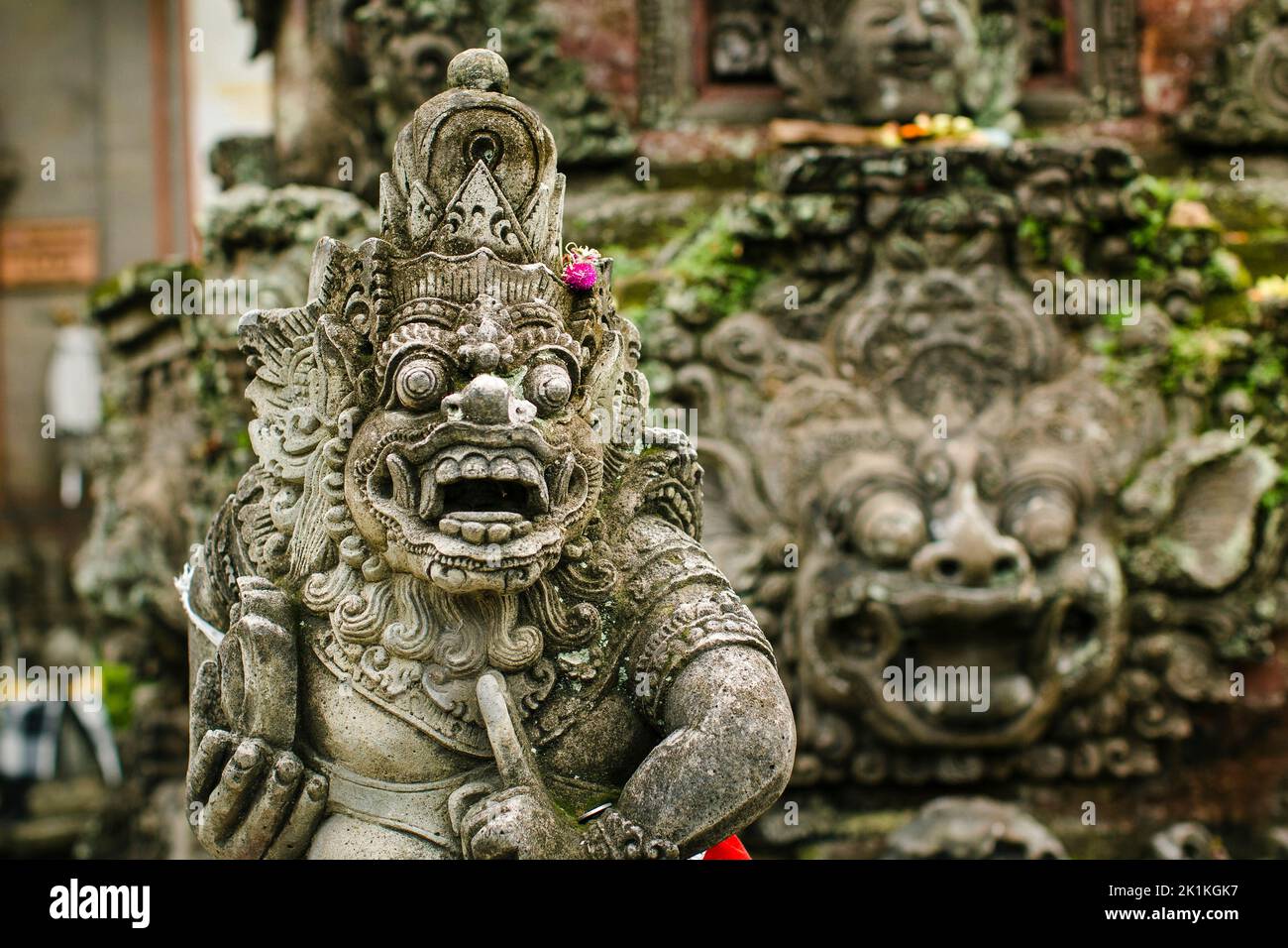 Balinese stone sculpture stands hi-res stock photography and images - Alamy