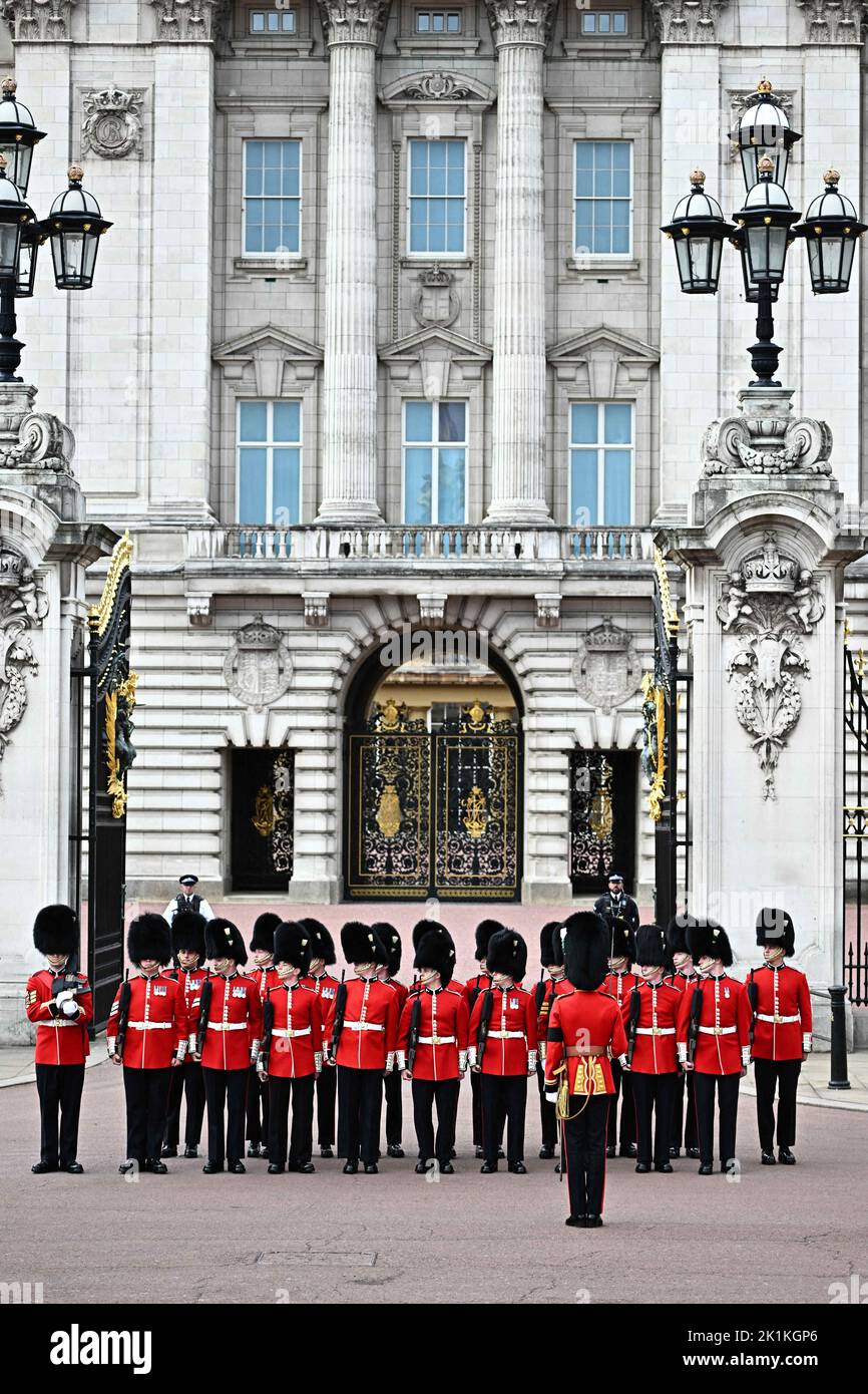 London, UK. 18th Sep, 2022. Atmosphere during the state funeral ...