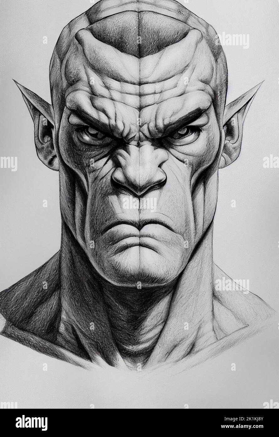 Orc face hi-res stock photography and images - Alamy