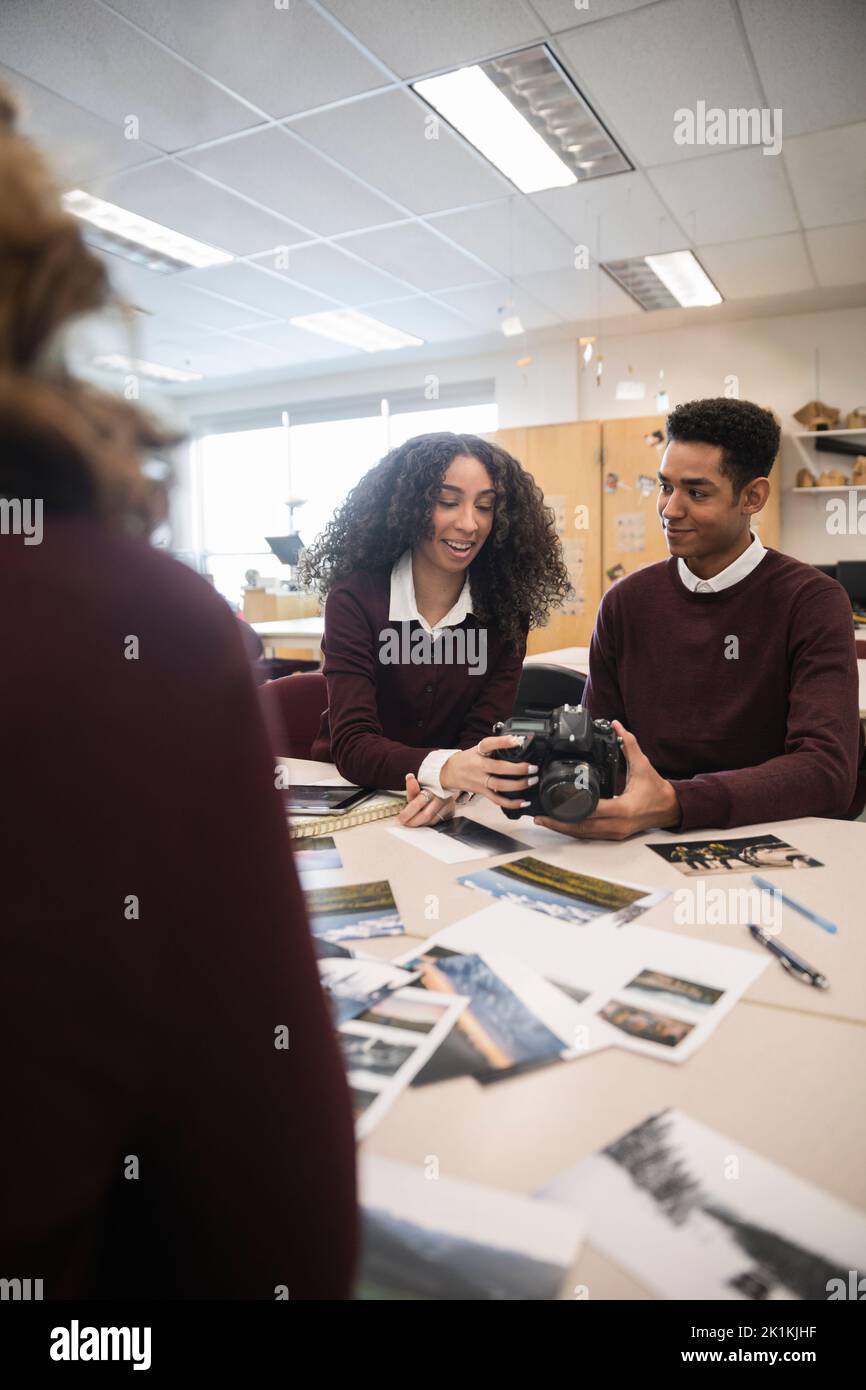 School class photography camera hi-res stock photography and images - Alamy