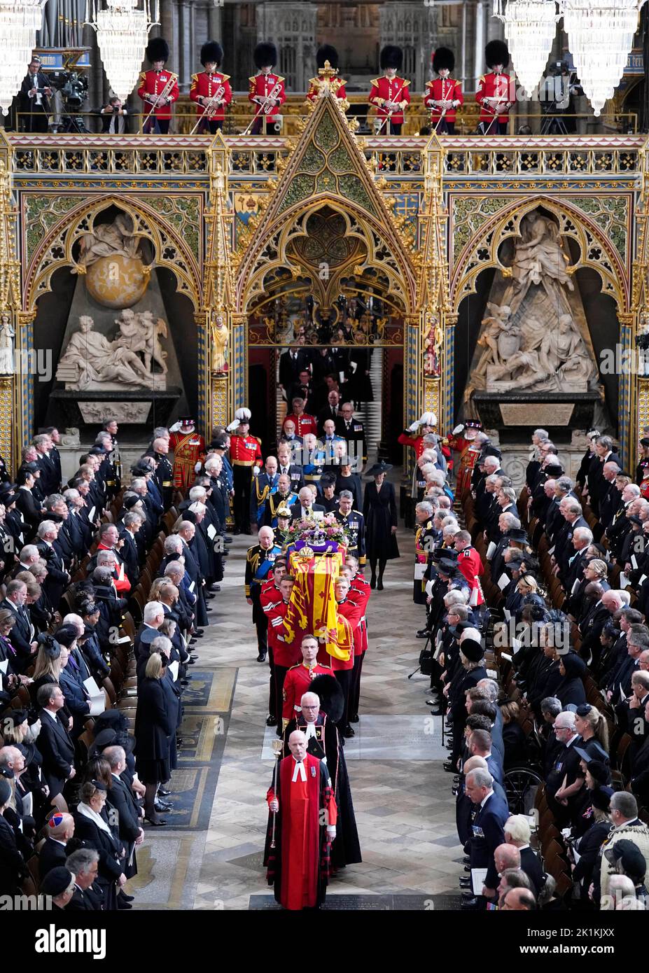 King Charles III, the Queen Consort, the Princess Royal, Vice Admiral ...