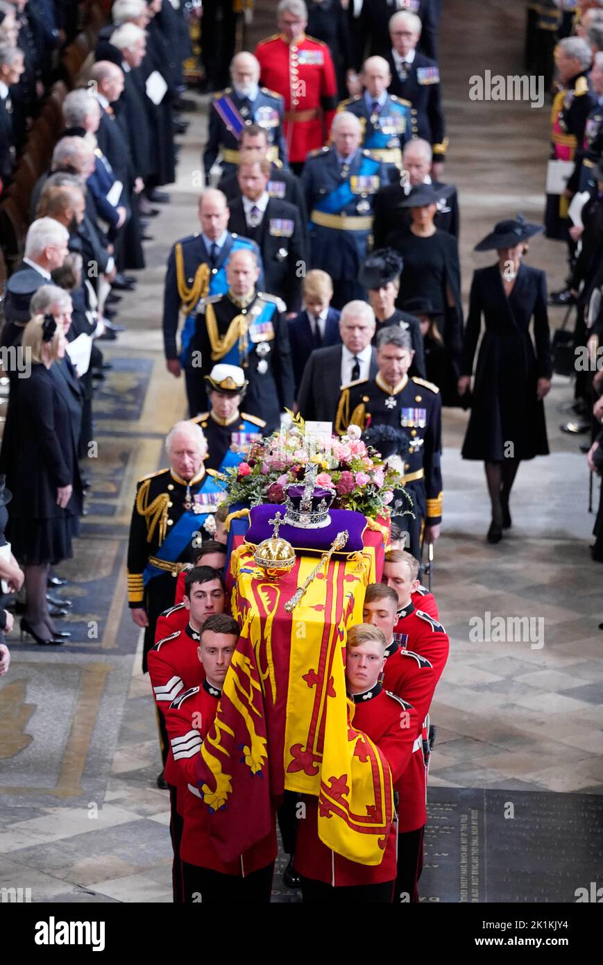 King Charles III, the Queen Consort, the Princess Royal, Vice Admiral ...