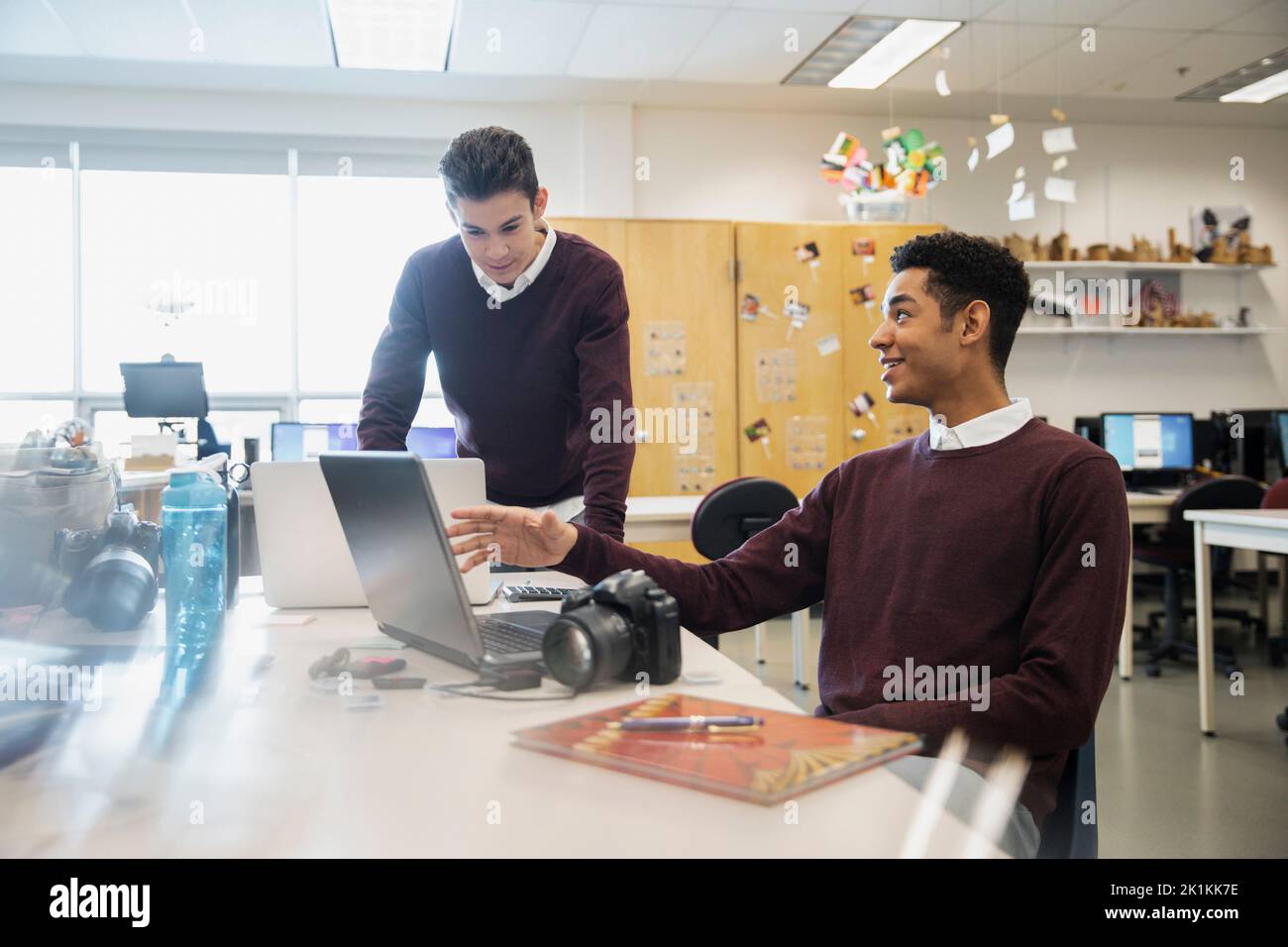 Private school classroom laptops hi-res stock photography and images ...