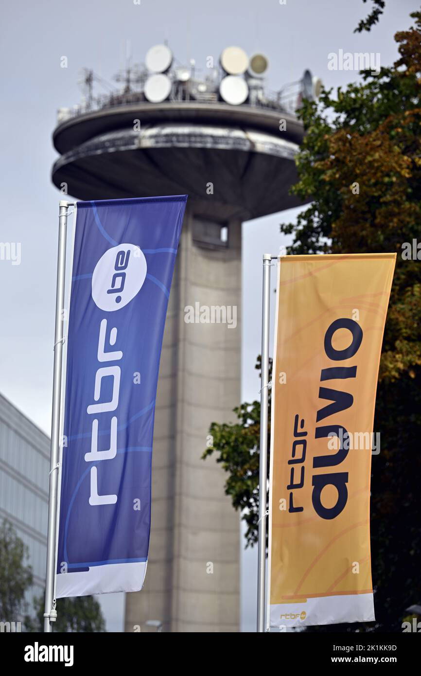 Illustration picture shows the headquarter of French speaking public ...