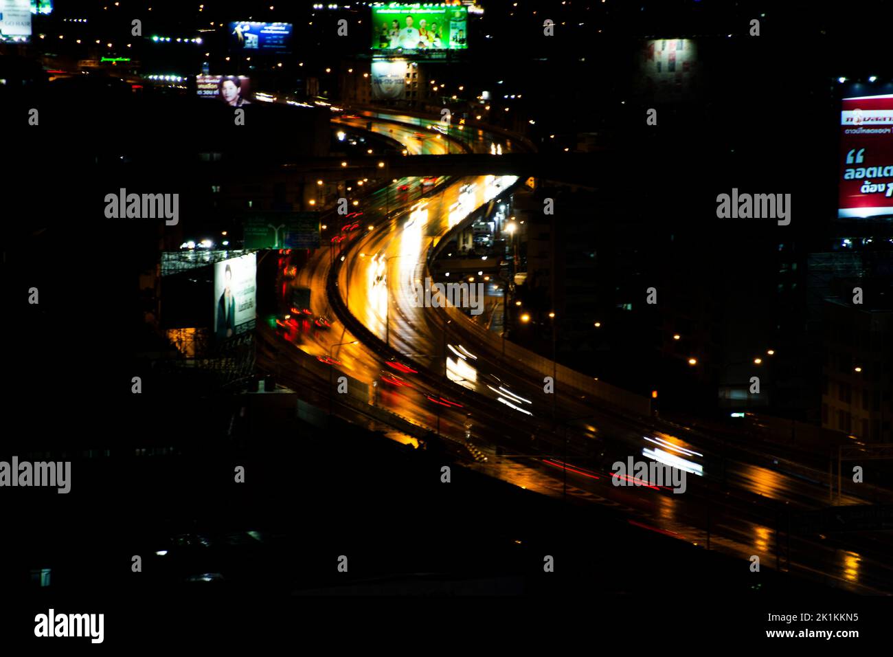 Bangkok downtown traffic jam time hi-res stock photography and images ...