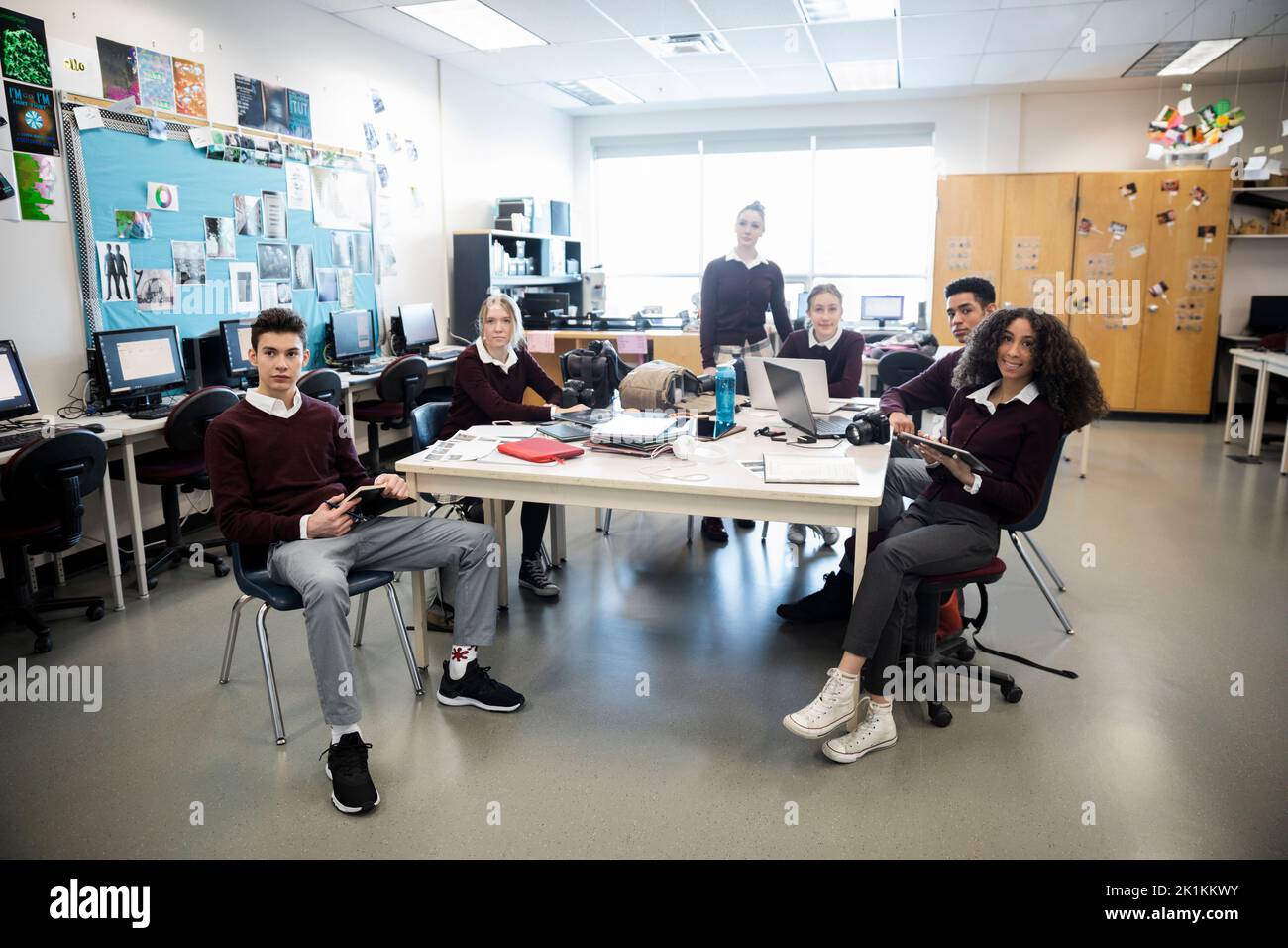 Yearbook portrait teenager hi-res stock photography and images - Alamy