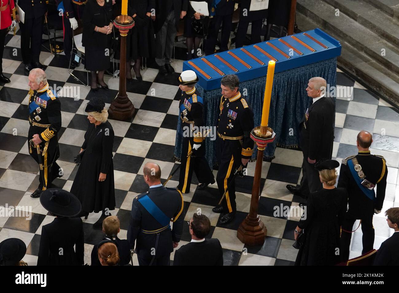 King Charles III, the Queen Consort, the Princess Royal and Vice ...