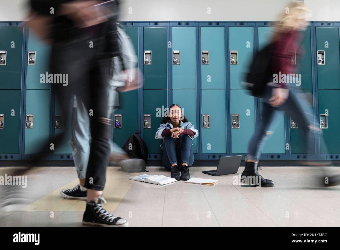 School lockers paperwork hi-res stock photography and images - Alamy
