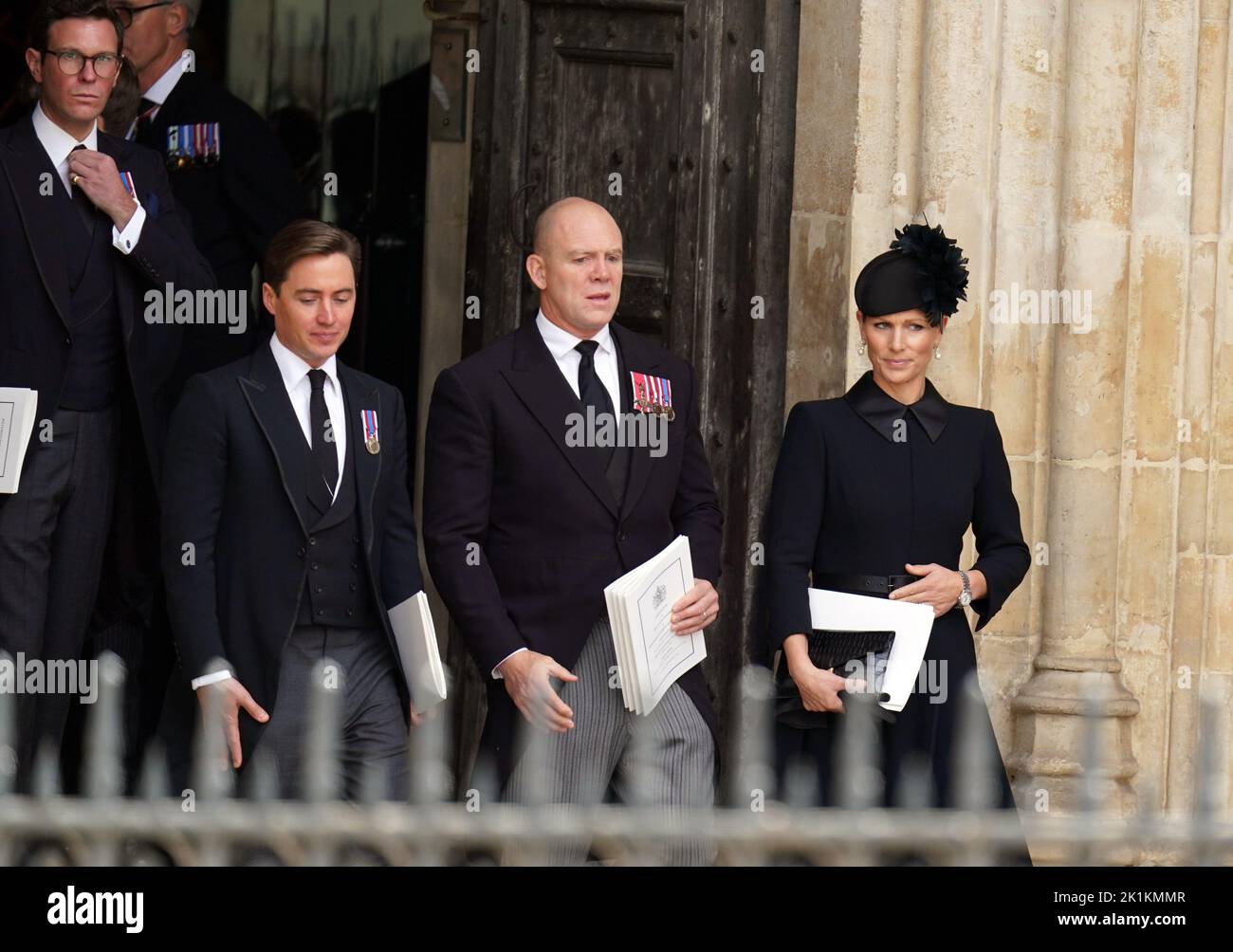 Zara Tindall (right), Mike Tindall (centre) and Edoardo Mapelli Mozzi ...