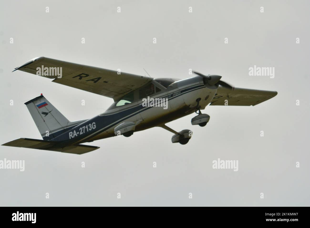 Air Show 2022 in the city of Tambov.The field of the military airfield ...