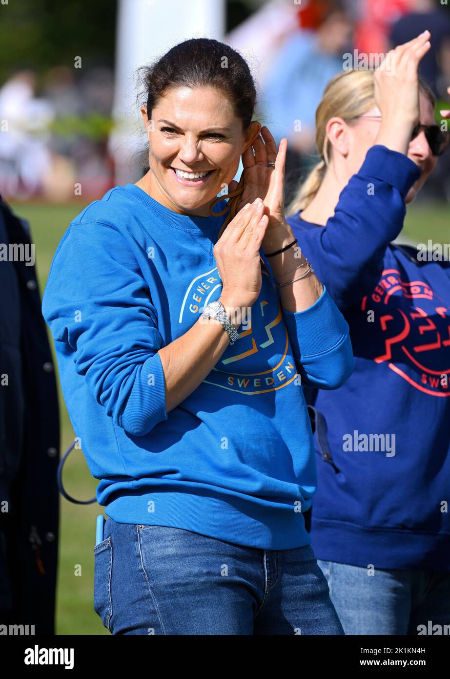 Crown Princess Victoria during the Pep Day in Haga Park, Stockholm ...