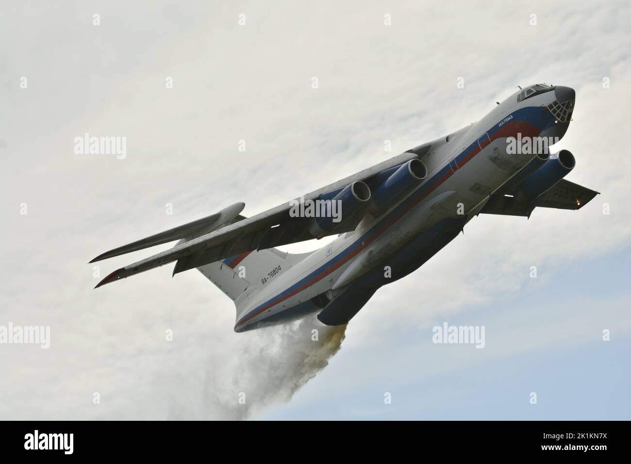 Air Show 2022 in the city of Tambov.The field of the military airfield ...