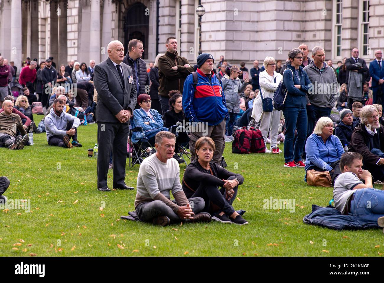 Belfast, UK. 19th Sep, 2022. Hundreds Gather in Grounds of Belfast City ...
