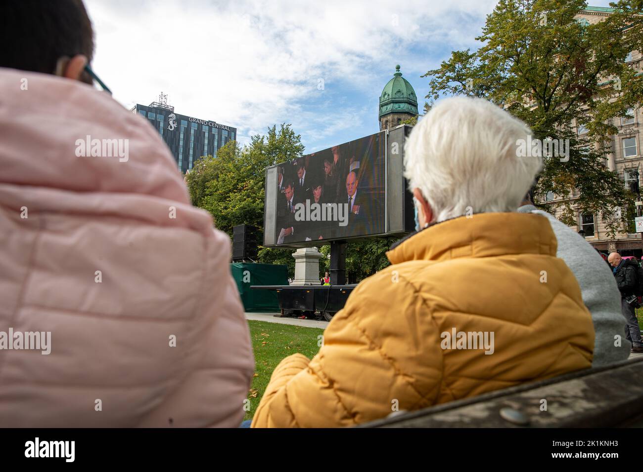 Belfast, UK. 19th Sep, 2022. Hundreds Gather in Grounds of Belfast City ...