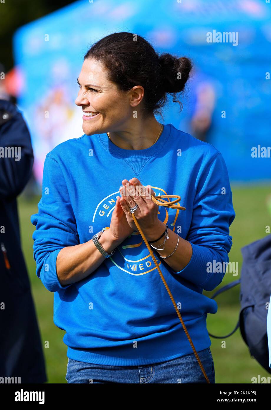 Crown Princess Victoria during the Pep Day in Haga Park, Stockholm ...