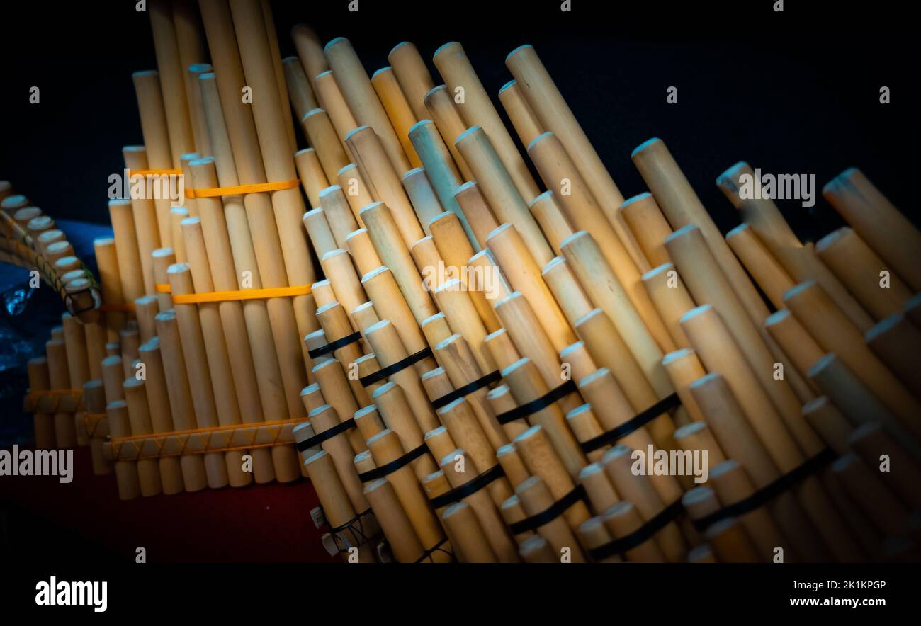 A shot of Latin American fabric in a dim lighting Stock Photo - Alamy