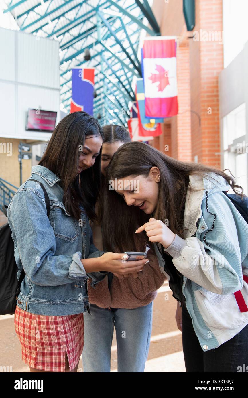 Group of school friends bonding hi-res stock photography and images - Alamy