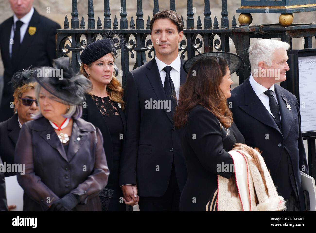 Prime Minister of Canada Justin Trudeau and his wife Sophie Trudeau ...